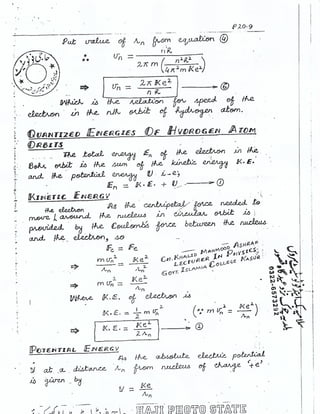 Atomic Spectra (PDF) | PDF