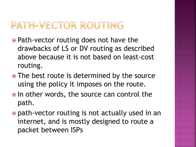 Ch 20 UNICAST ROUTING SECTION 2 | PPTX