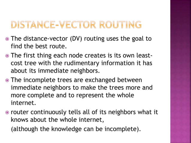 Ch 20 UNICAST ROUTING SECTION 2 | PPTX