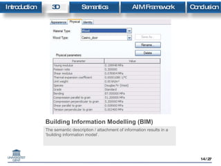 CH2009 - Architectural information modelling in construction history | PPT