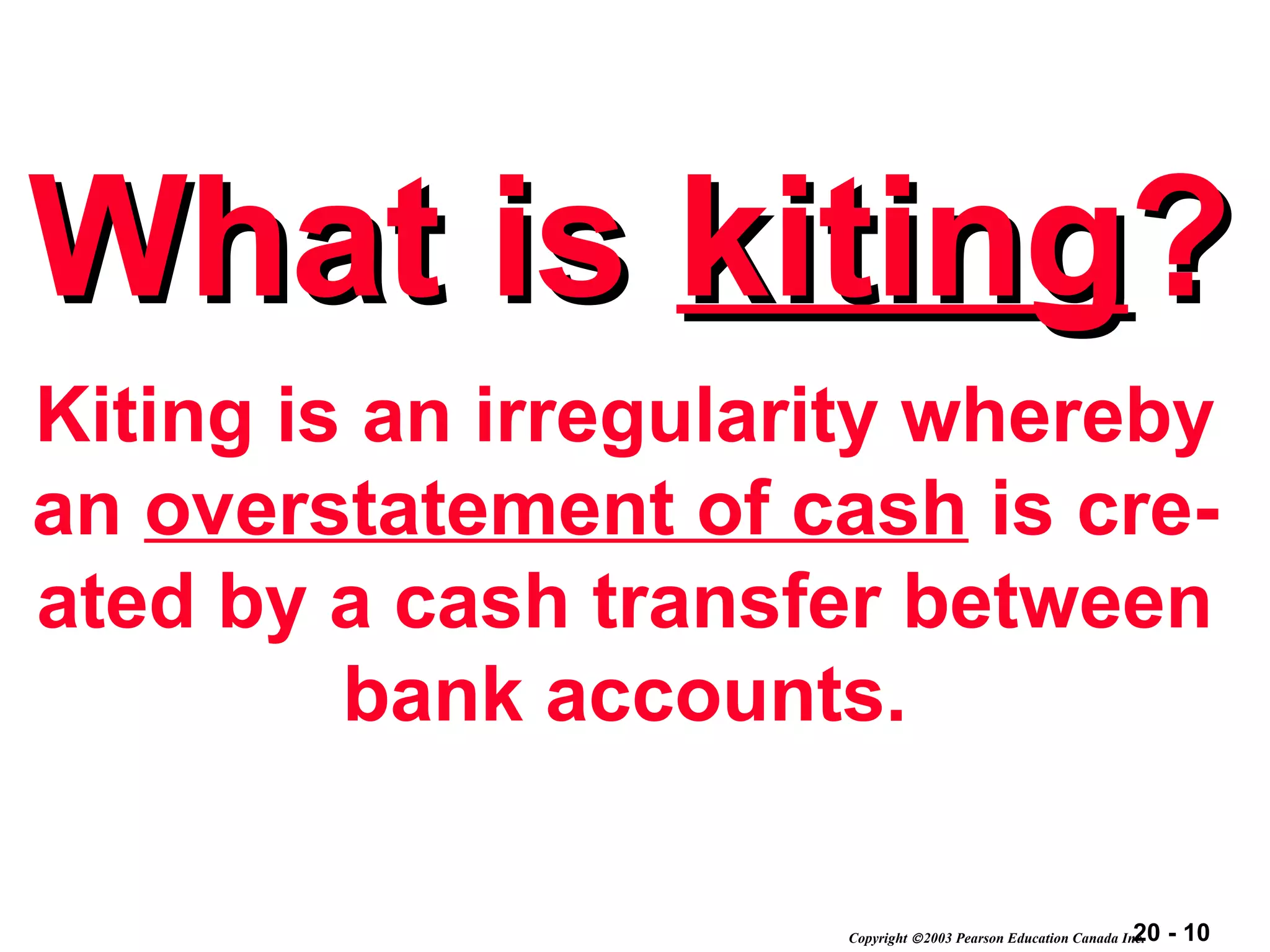 Audit of Cash Balances | PPT