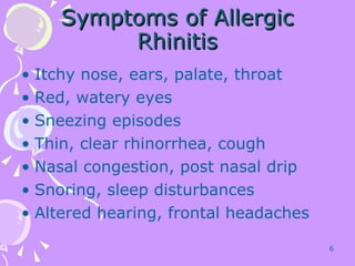 allergy, cough and cold treatments | PPT