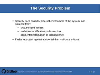 Operating System : Ch20 security | PPT