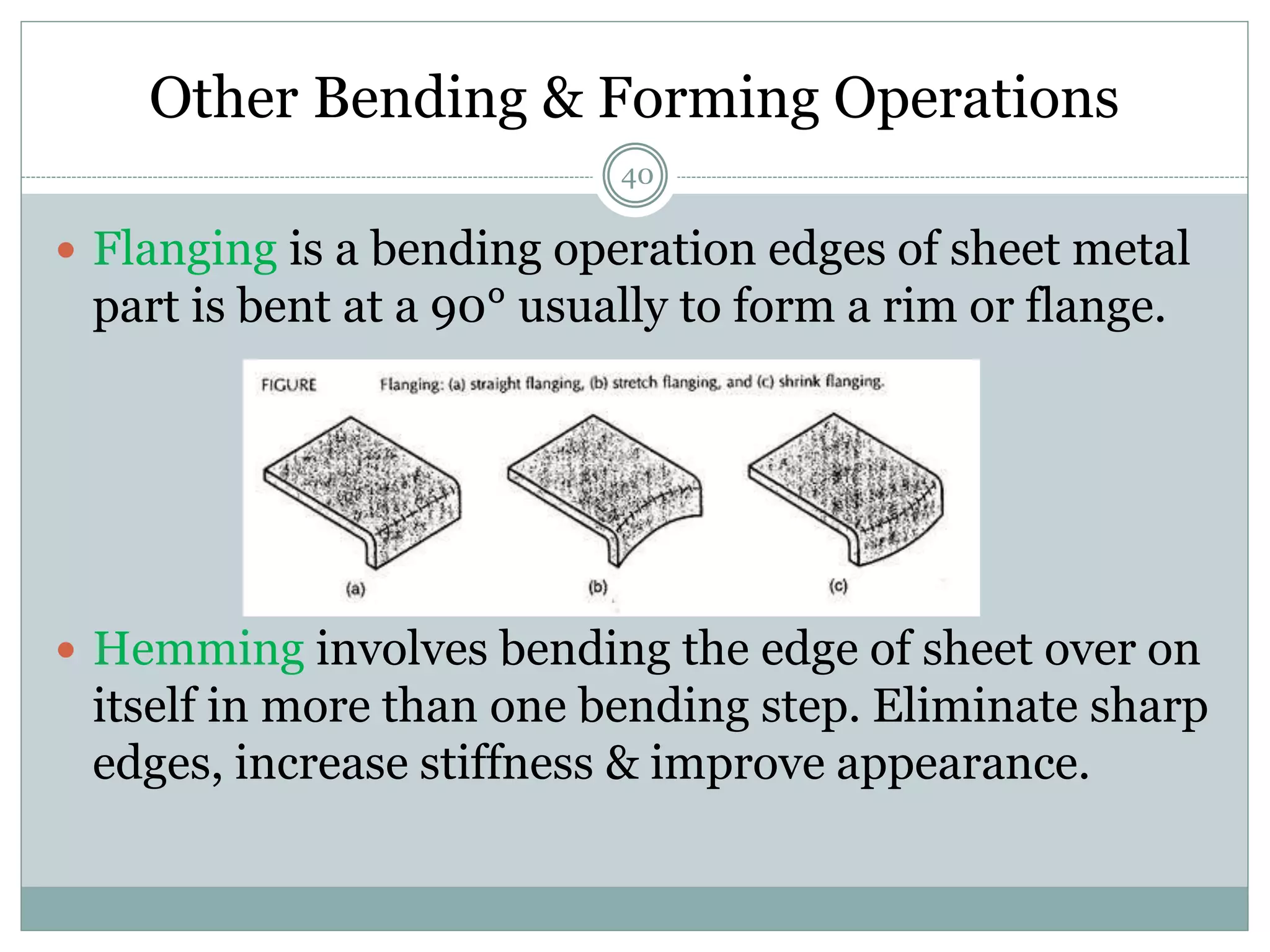 sheet metal working | PPT