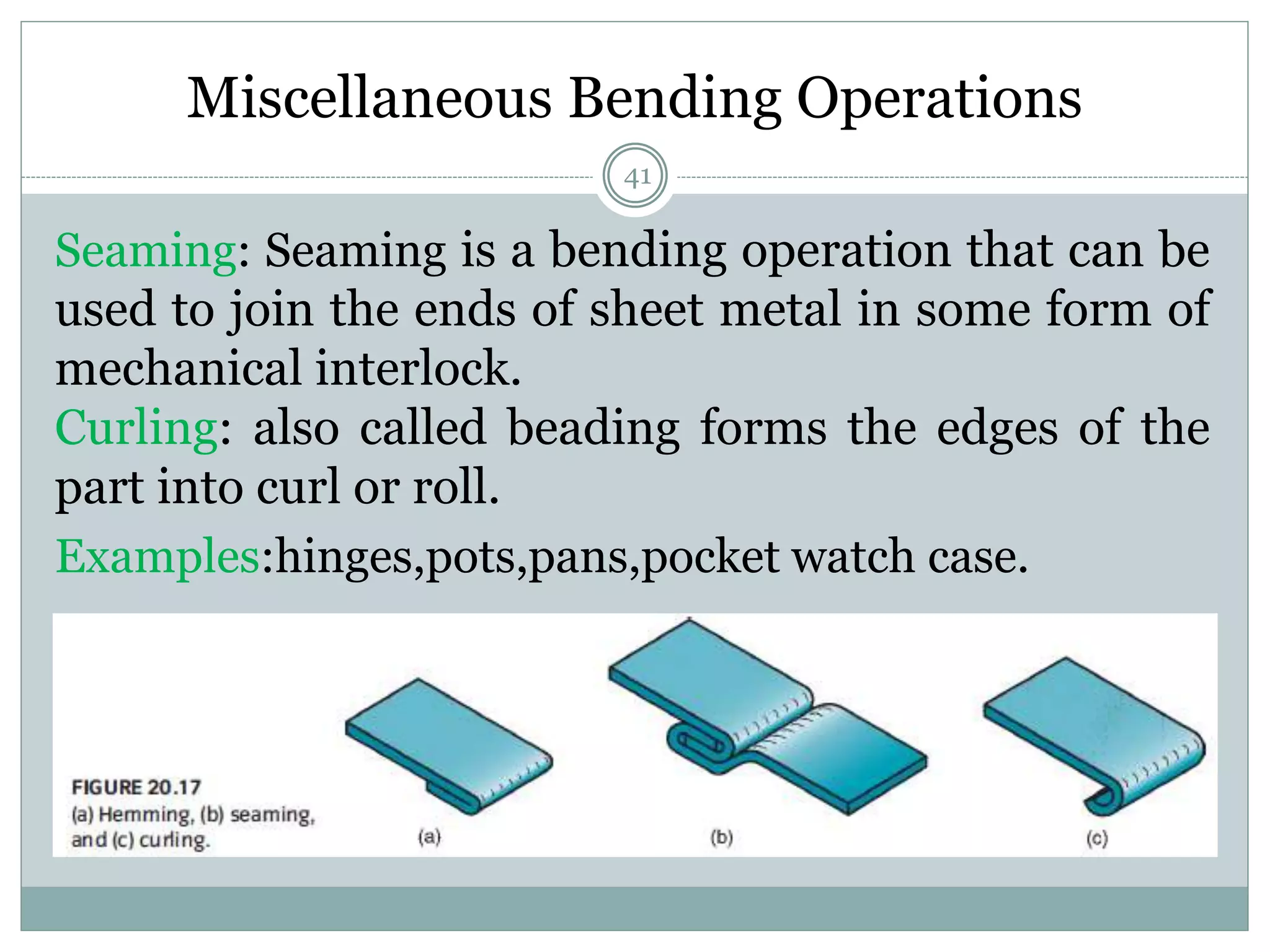 sheet metal working | PPT