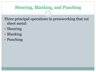 sheet metal working | PPT