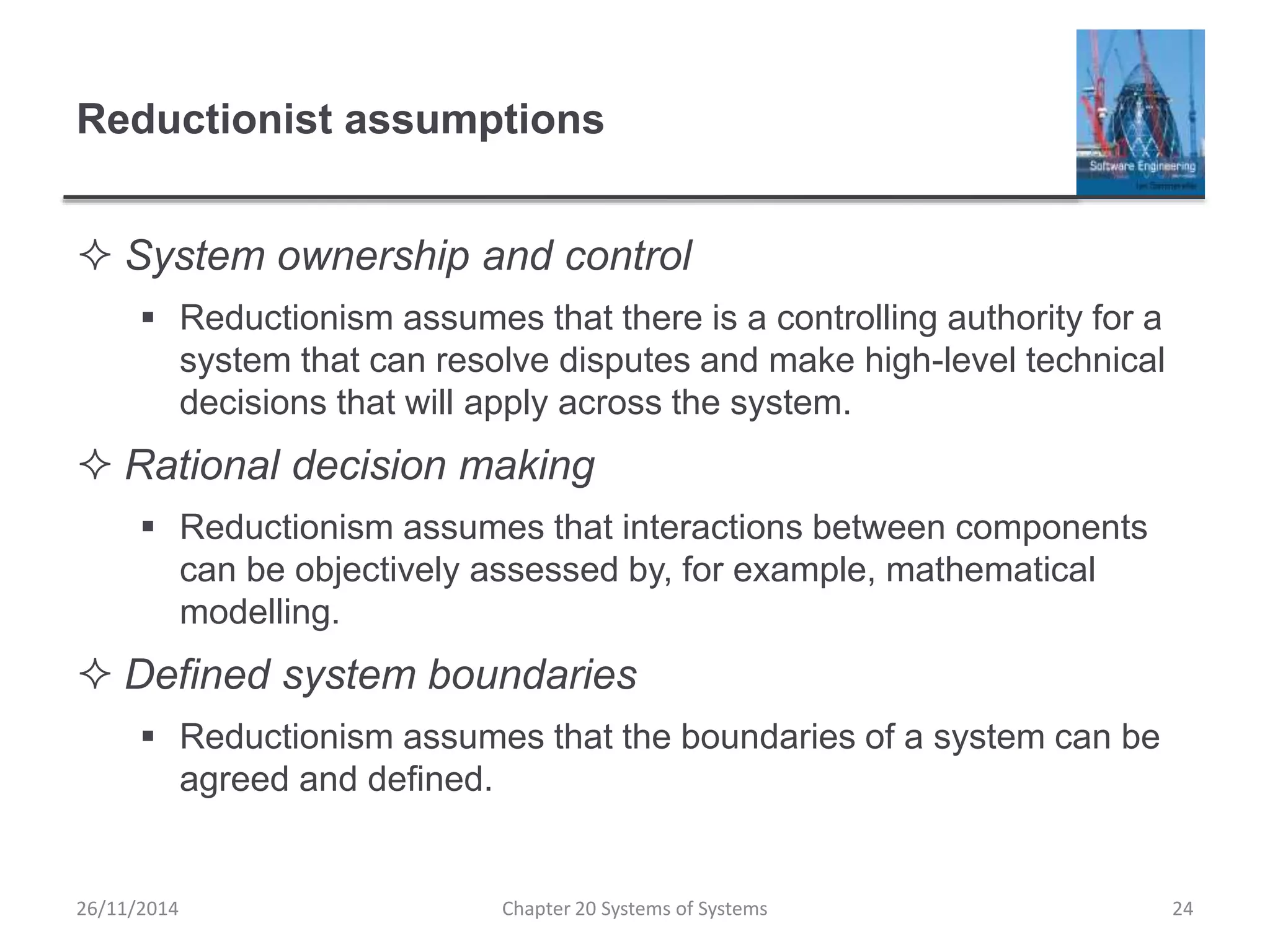 Ch20 systems of systems | PPTX
