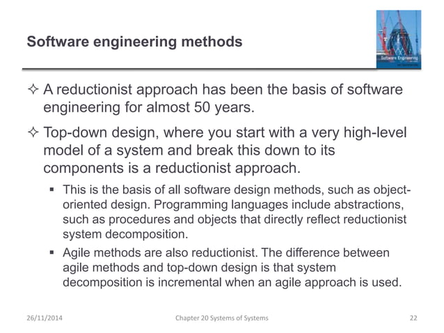 Ch20 systems of systems | PPTX | Operating Systems | Computer Software and Applications
