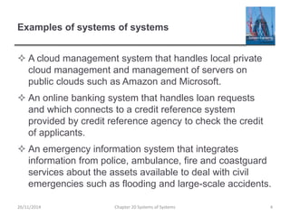 Ch20 systems of systems | PPTX
