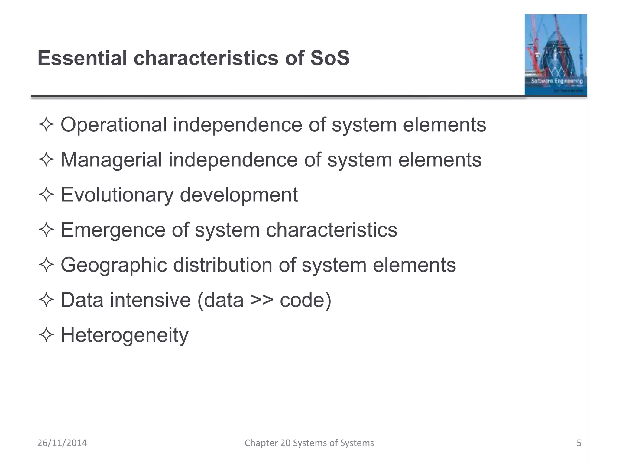 Ch20 - Systems of Systems | PPTX