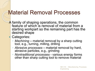 METAL MACHINING | PPTX