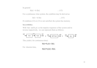 LINEAR SYSTEMS | PPT
