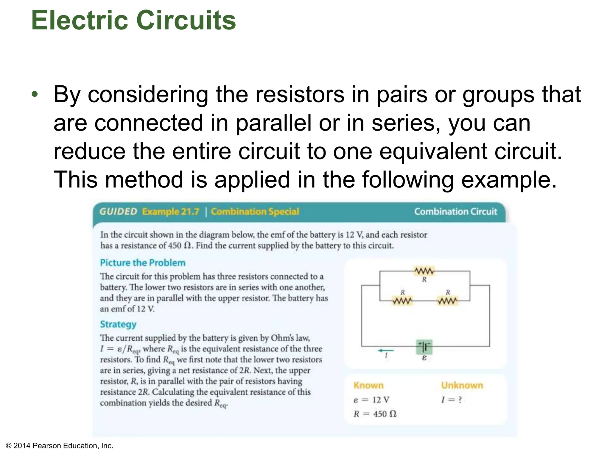 ch_21_PPT_lecture for physics resitor in series and parallel circuit ...