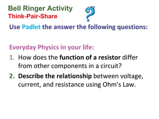 ch_21_PPT_lecture for physics resitor in series and parallel circuit | PPTX