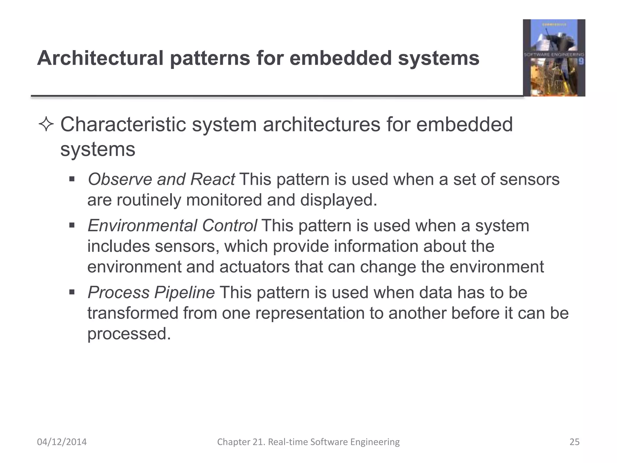 Ch21 real time software engineering | PPTX
