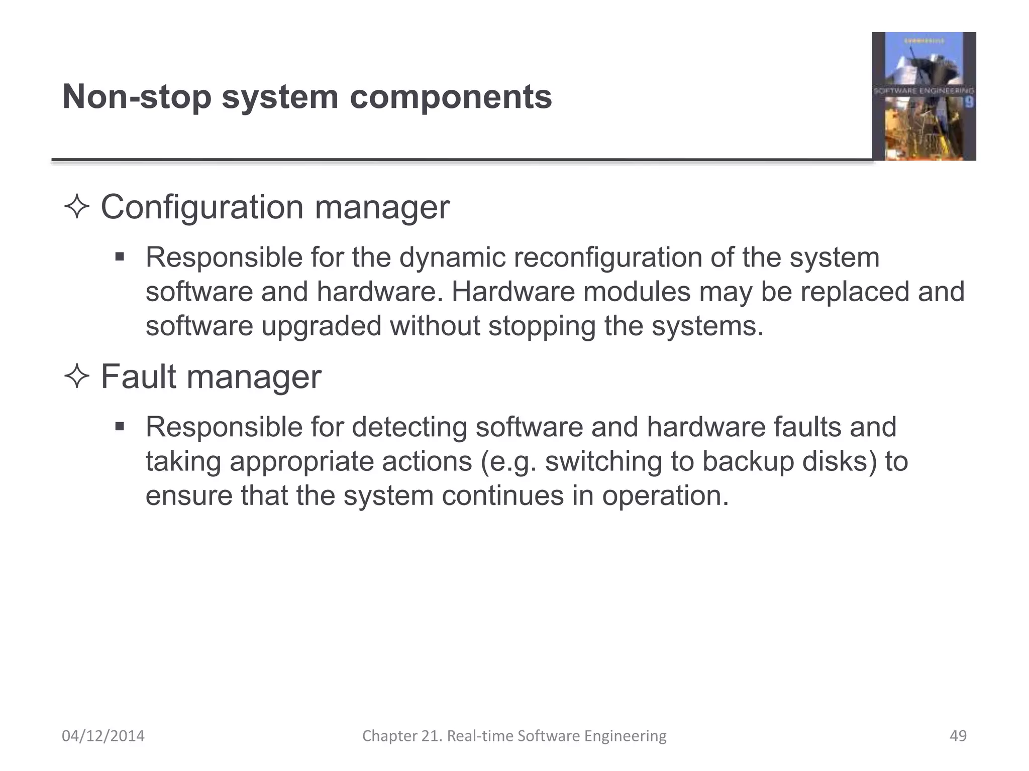 Ch21 real time software engineering | PPTX