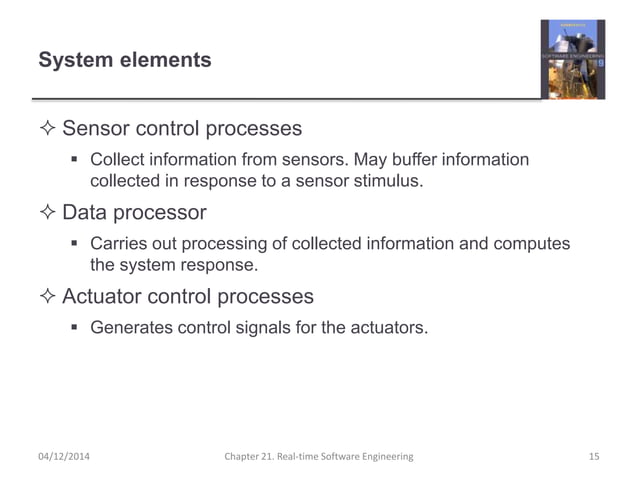 Ch21 Real Time Software Engineering Pptx Operating Systems Computer Software And Applications