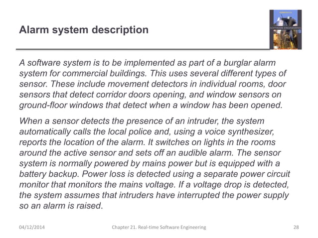 Ch21 Real Time Software Engineering Pptx Operating Systems Computer Software And Applications