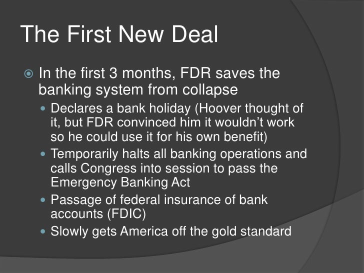 New Deal Fdic