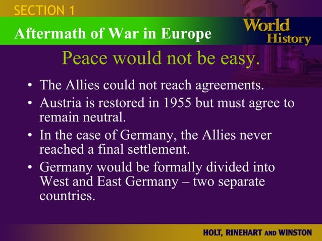 Ch 22.1 Aftermath of WWII | PPT