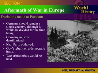 Ch 22.1 Aftermath of WWII | PPT