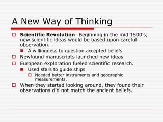 Ch 22.1 the scientific revolution | PPTX