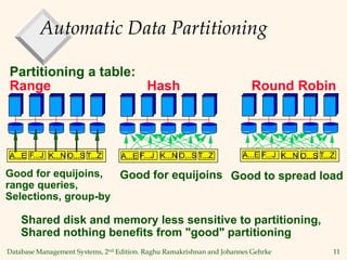 Parallel Database description in database management | PPT