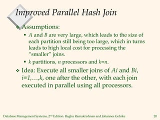 ch22a_ParallelDBs how parallel Datab.ppt | Databases | Computer Software and Applications