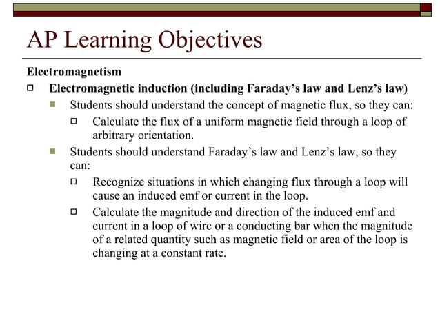 Ch 22 Electromagnetic Induction | PPT