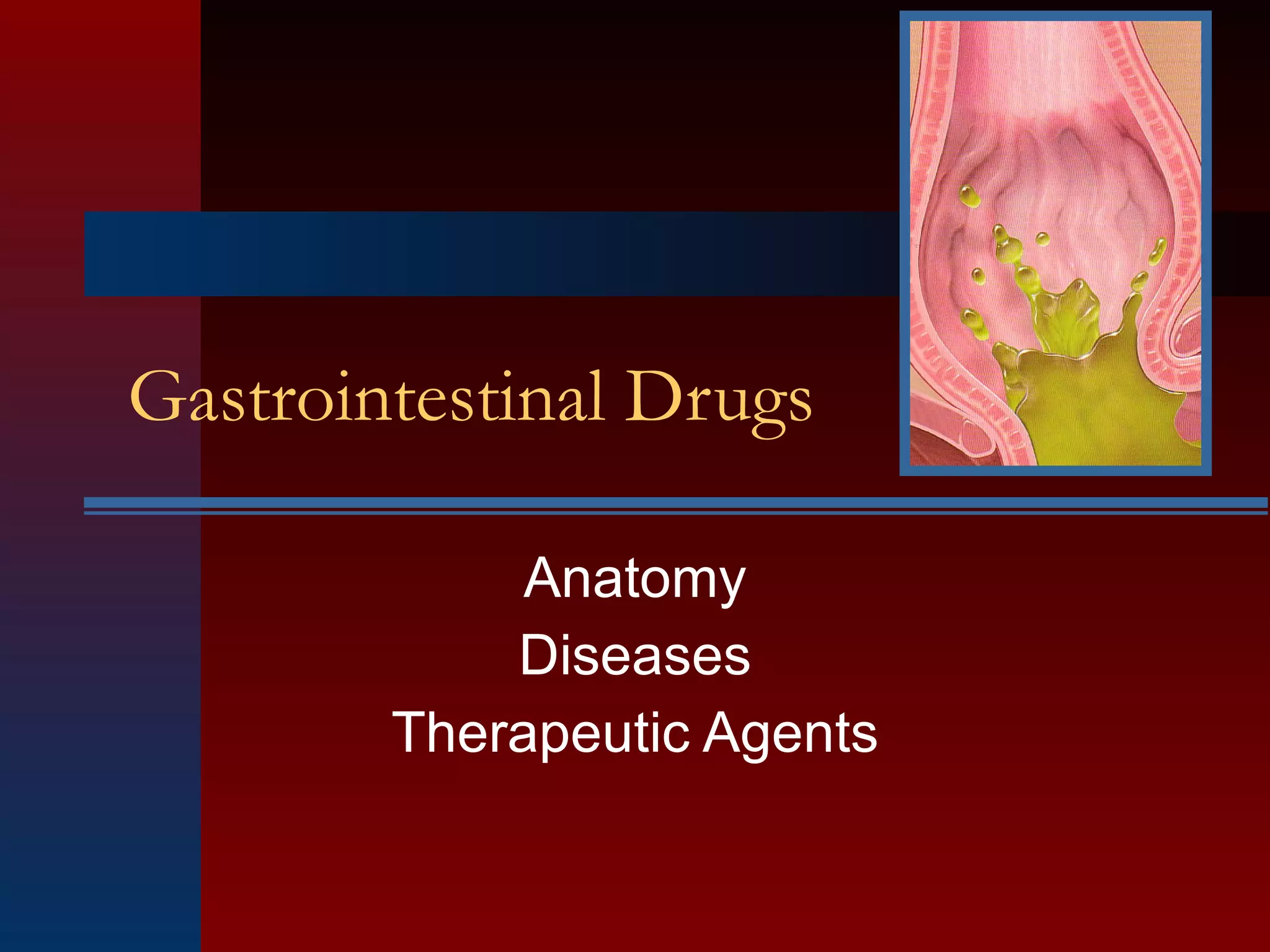 gastrointestinal agents | PPT