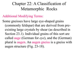 Ch 22 Metamorphic Classification.ppt