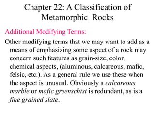 Ch 22 Metamorphic Classification.ppt