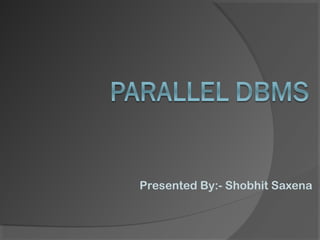 Ch22 parallel d_bs_cs561 | PPT