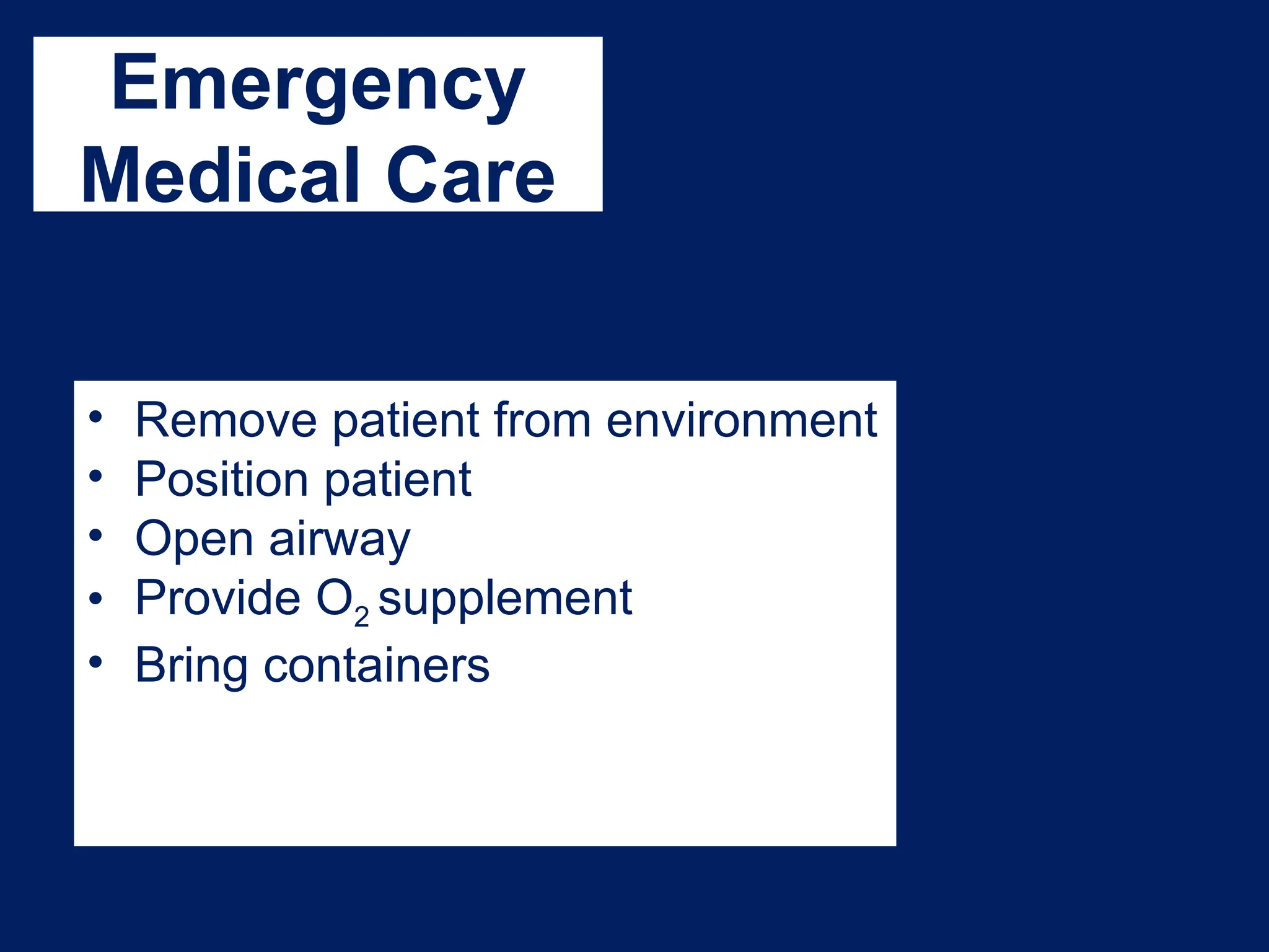 Chapter 22 Toxicologic Emergencies for EMT | PPTX