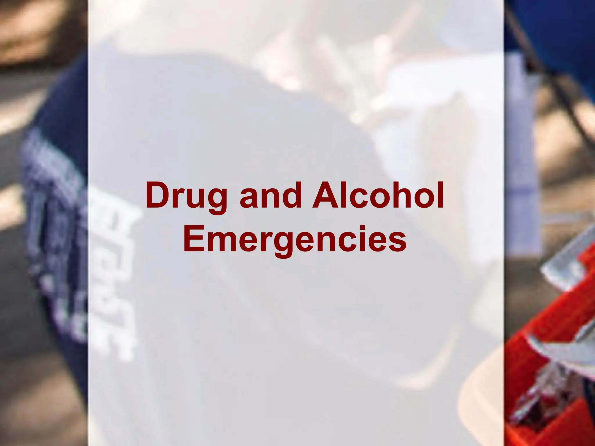 Chapter 22 Toxicologic Emergencies for EMT | PPTX