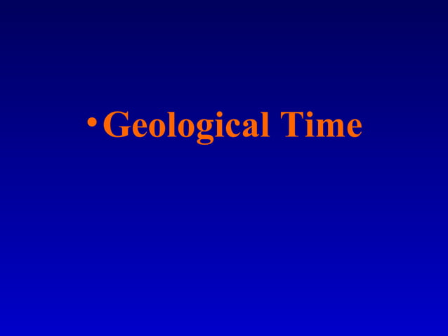 Geologic Time | PPT