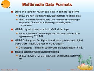 23. Advanced Datatypes and New Application in DBMS | PPT