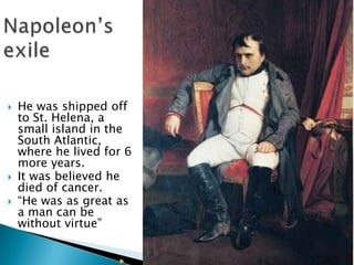 Ch 23 3 And 23 4 Napoleon | PPTX | Death, Injury, or Military Conflict ...