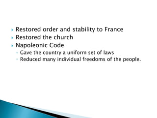 Ch 23 3 And 23 4 Napoleon | PPTX | Death, Injury, or Military Conflict ...