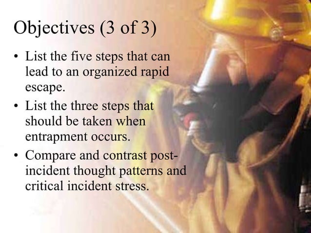 Ch23 firefighter survival | PPT