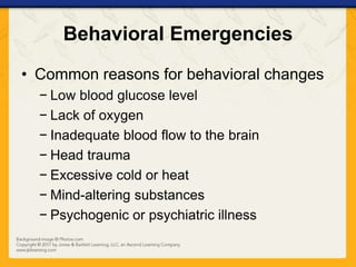 Ch23 presentation behavioral_emergencies | PPTX