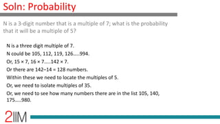 Probability - Probability and Number Theory | PPT