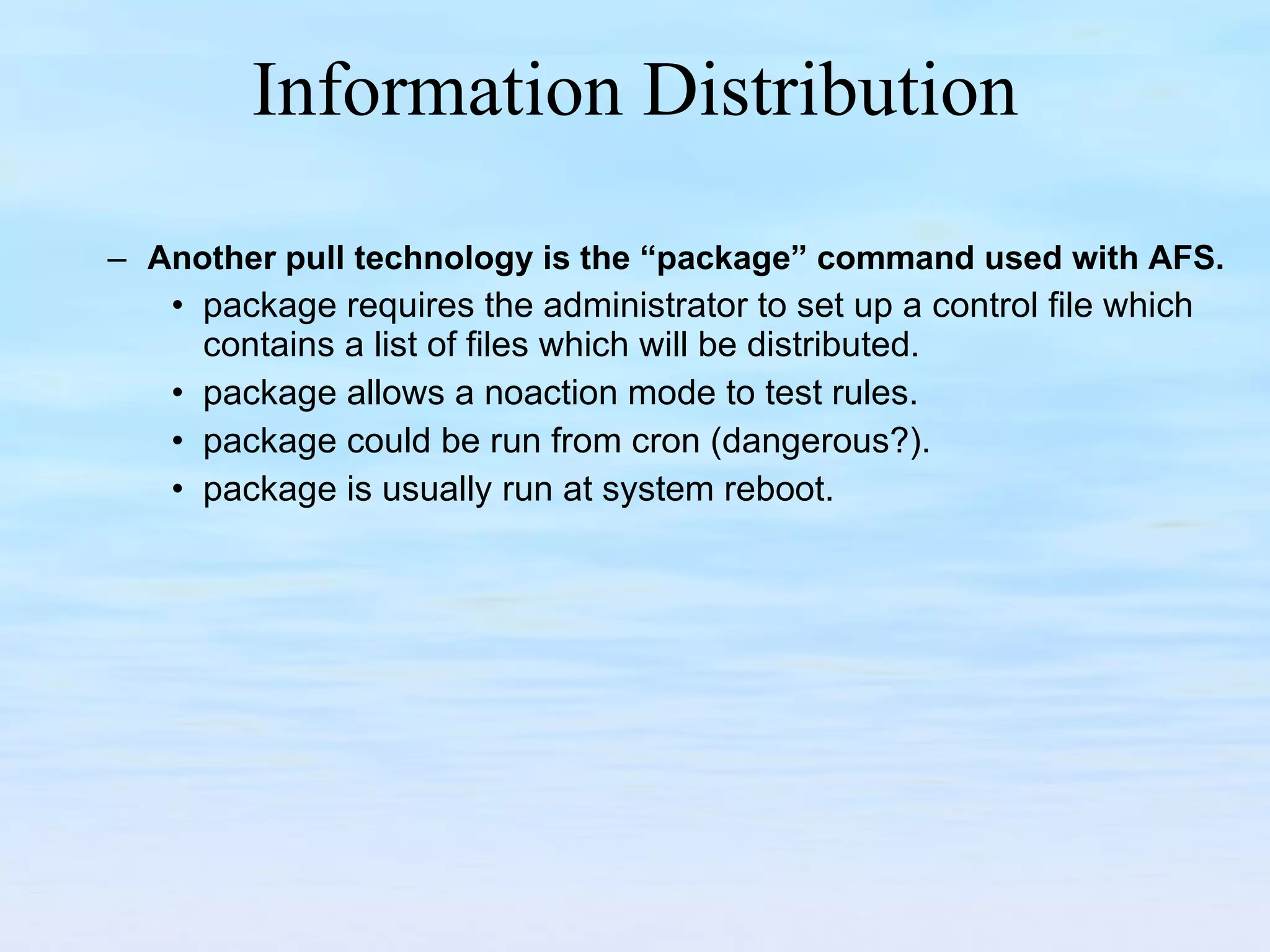 Ch23 system administration | PPT