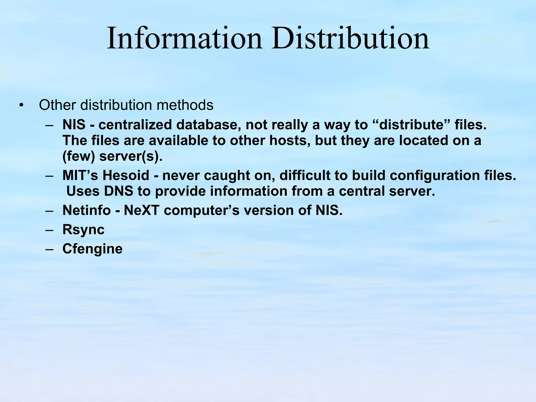 Ch23 system administration | PPT