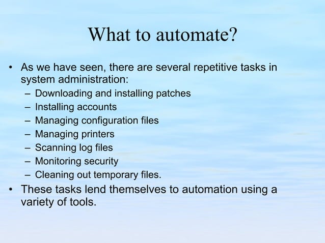Ch23 system administration | PPT