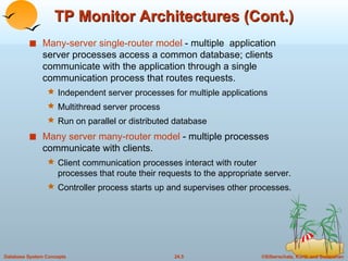 24. Advanced Transaction Processing in DBMS | PPT