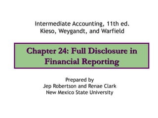 full diclosure in financial reporting.ppt