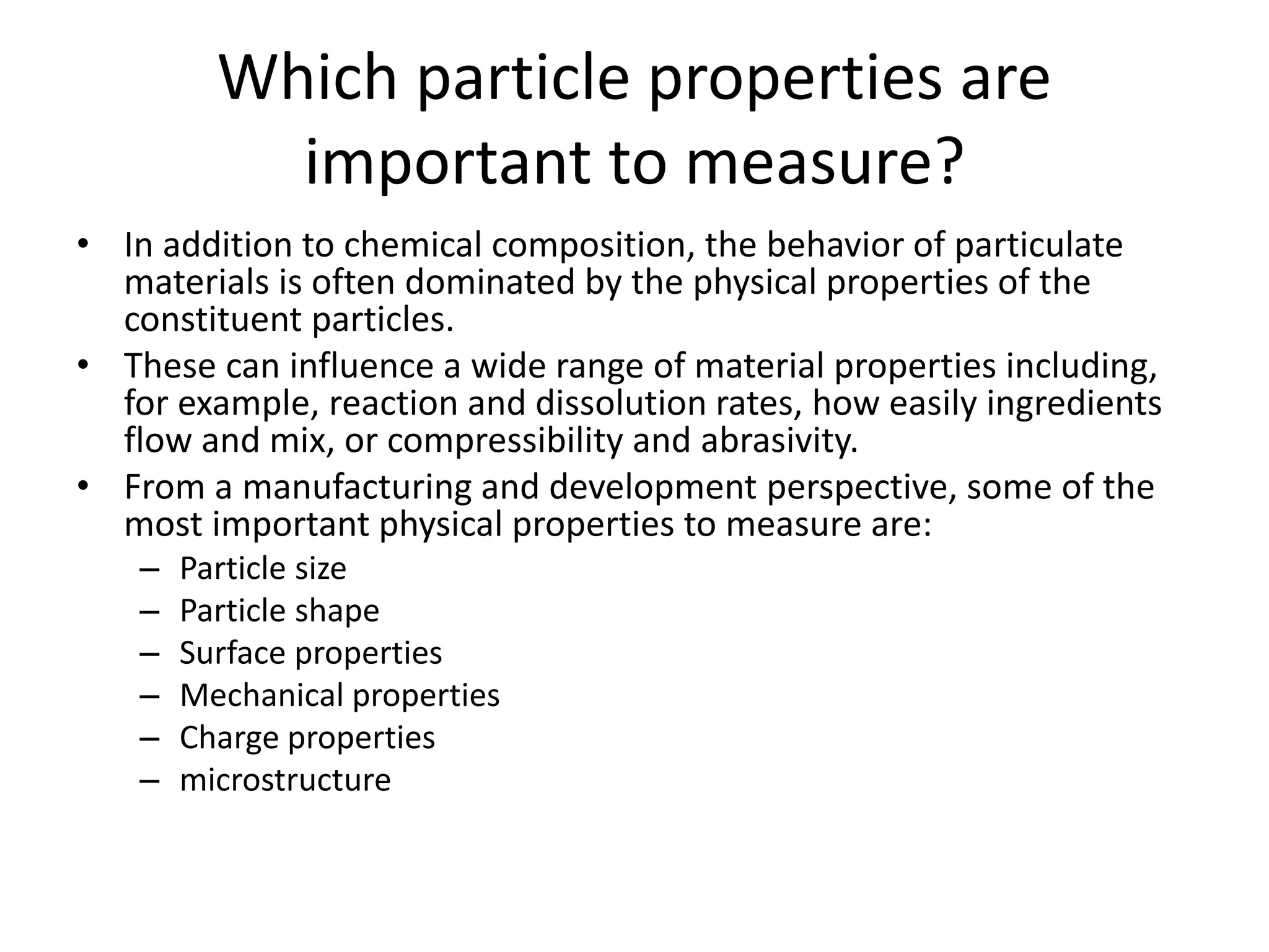 Particle Technology Lectures GIKI | PPTX