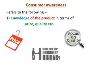 Consumer awareness - Economics std 10 NIOS | PPT