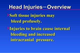 Injuries to the Head and Spine | PPT